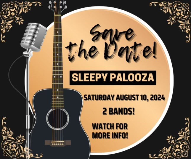 SleepyAPalooza 2024 – Save the Date – August 10, 2024 – Sleepy Hollow AC