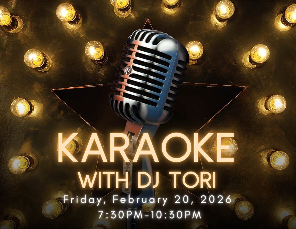 Karaoke with Luke tonight 2/20/26, 7:30PM to 10:30PM – Sleepy Hollow AC